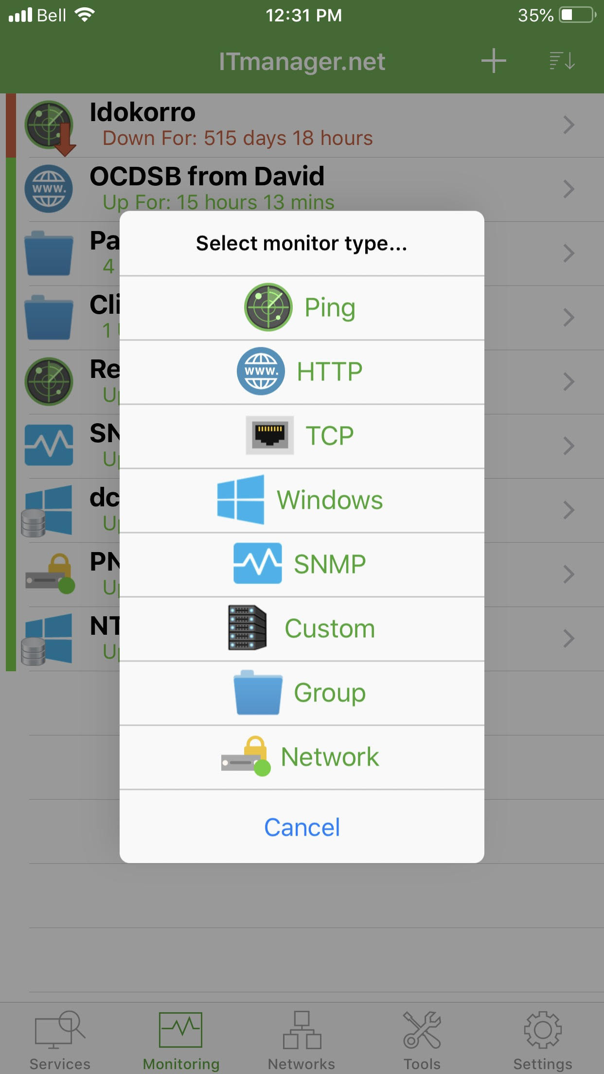 Network Monitor and Setting it up - ITmanager.net