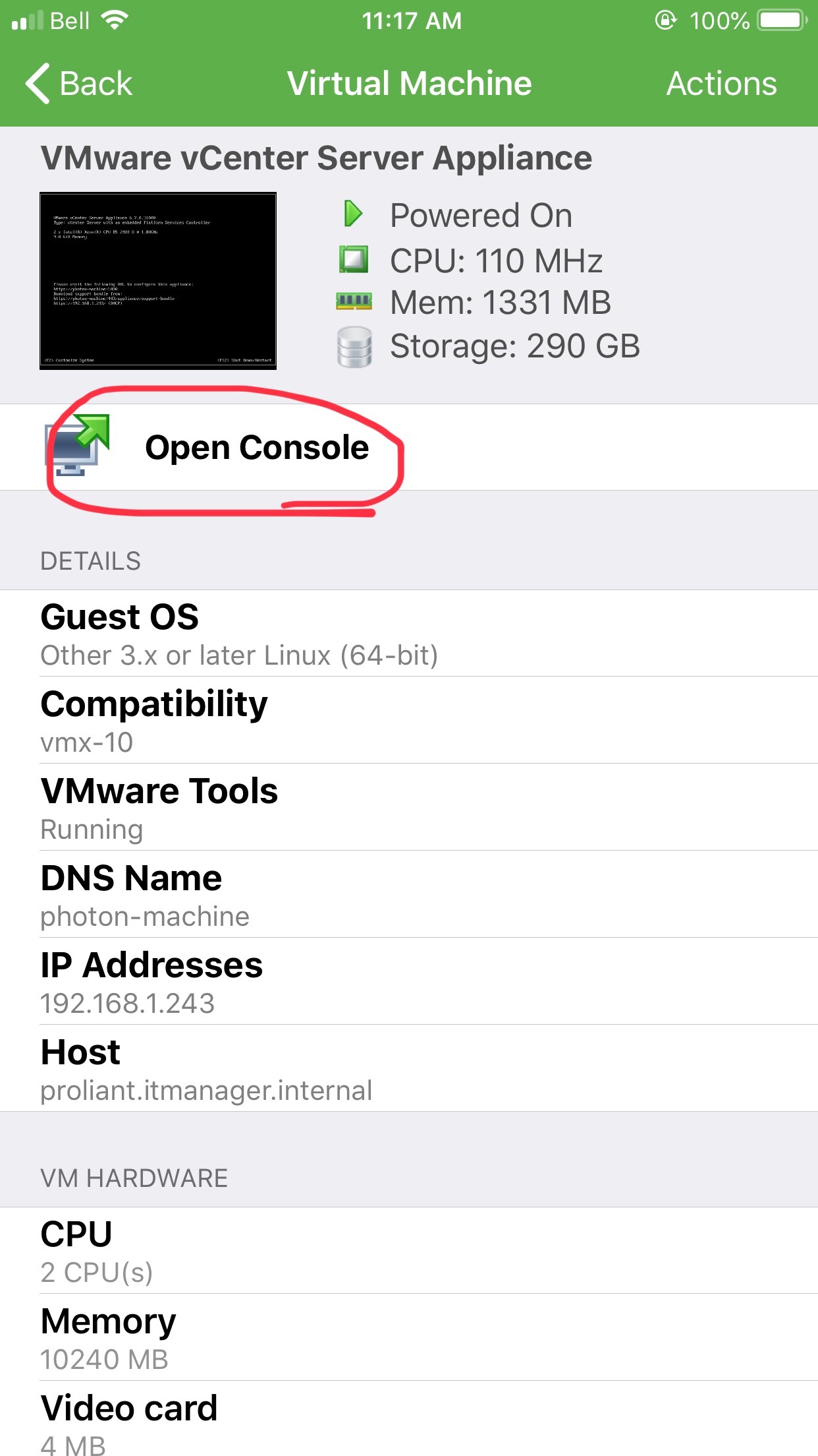 Connecting to a VMware Console - ITmanager.net