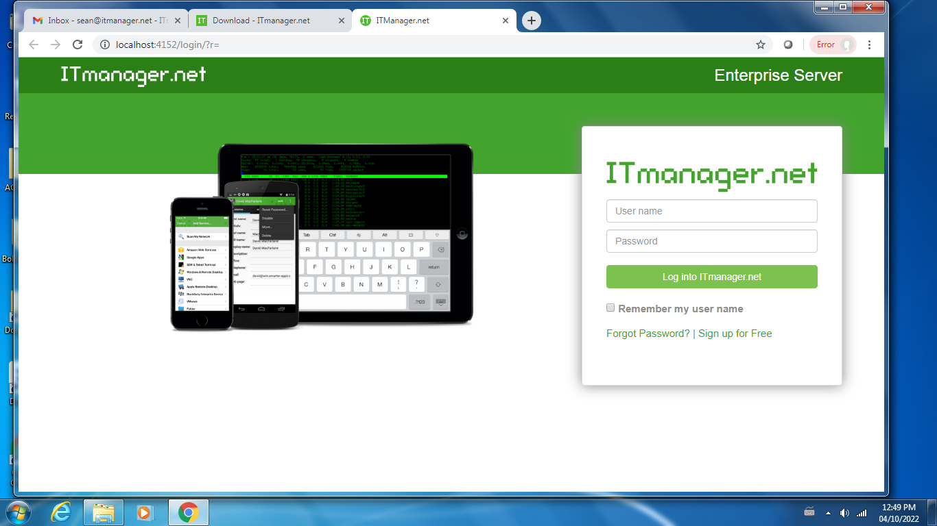 Setting up an Enterprise Server on Windows - ITmanager.net