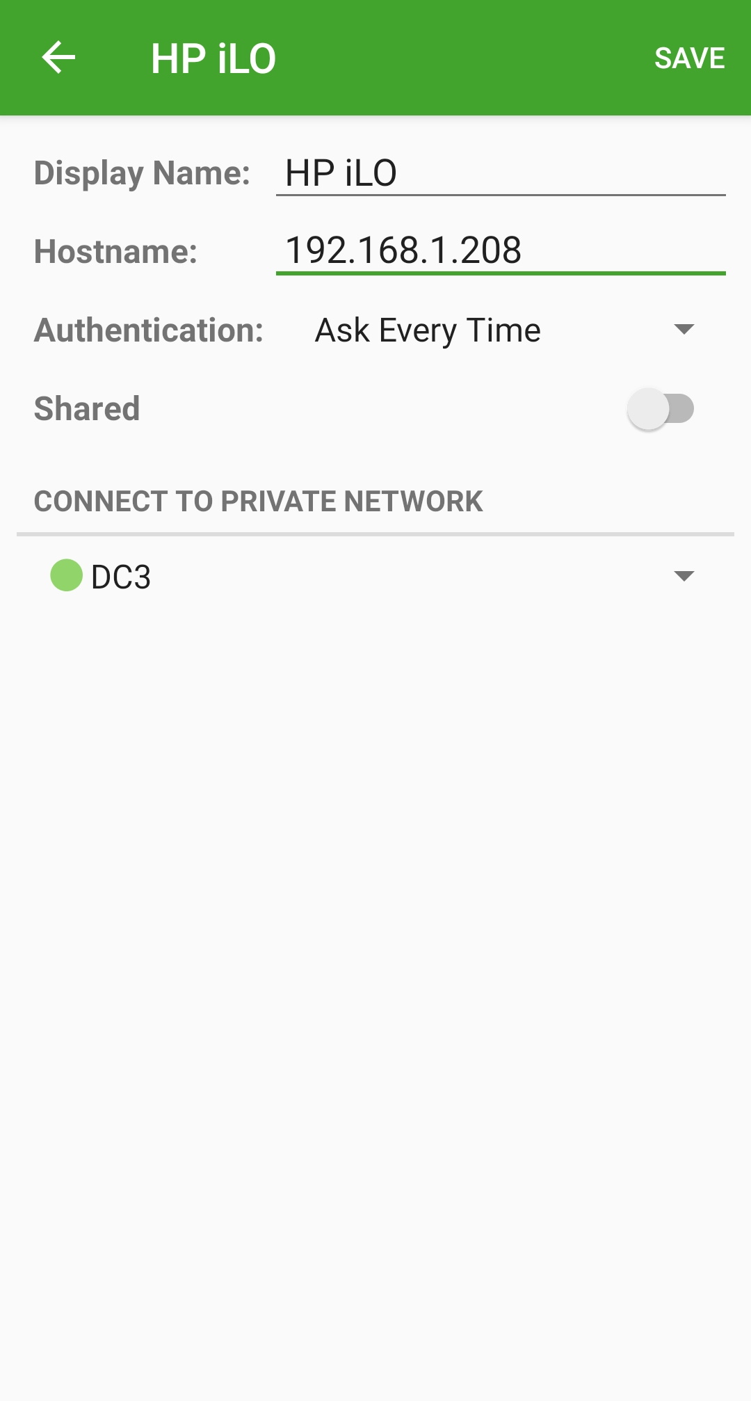 How to Add HP iLO to Your List of Services (Android) - ITmanager.net